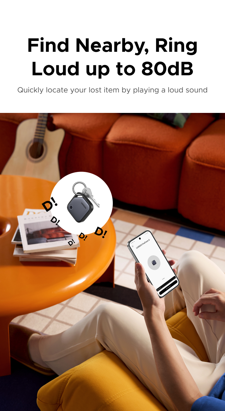 UGREEN FineTrack G Smart Tag Smart Locator Anti Lost Work with Find Hub ...