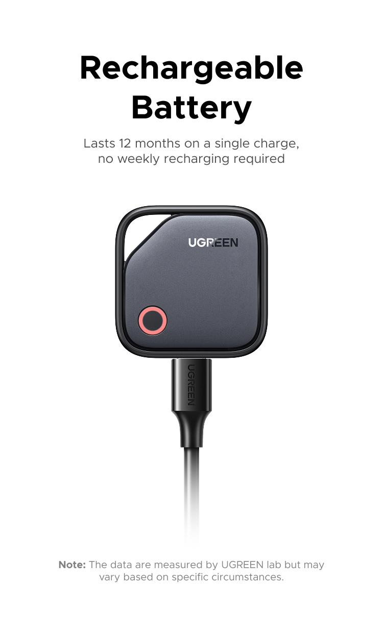 UGREEN FineTrack G Smart Tag Smart Locator Anti Lost Work with Find Hub ...