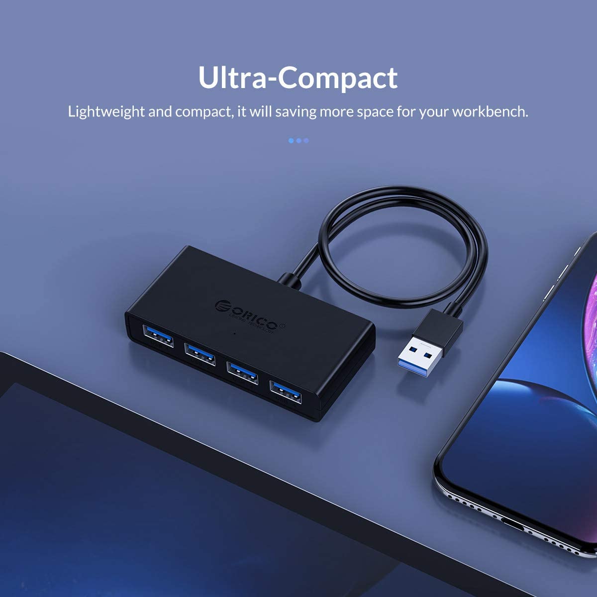 ORICO USB HUB 4 Port USB 3.0 Splitter With Micro USB Power Port(G11 ...