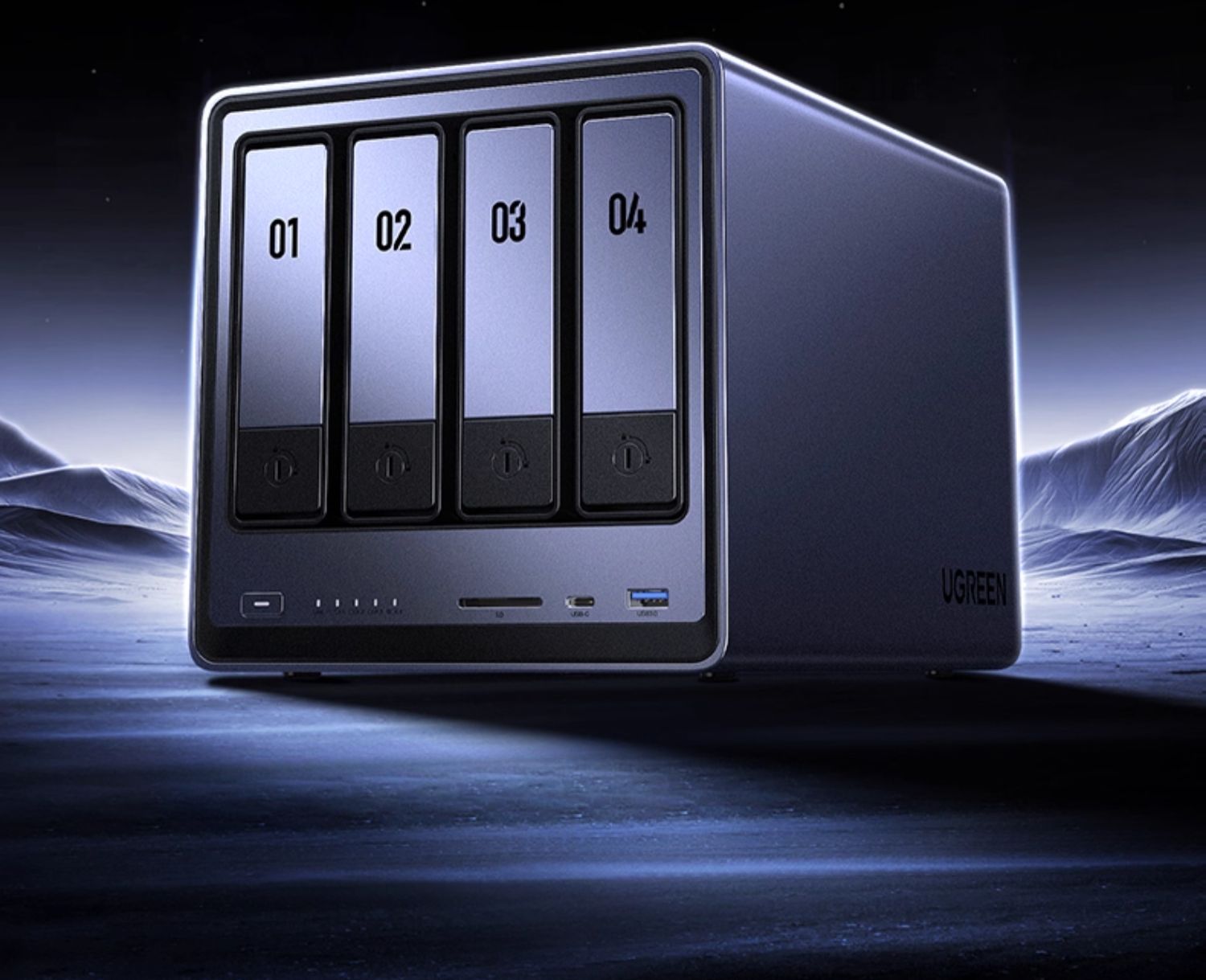NAS UGREEN Private cloud DXP4800 4-Bay NAS Home Network Storage Server ...