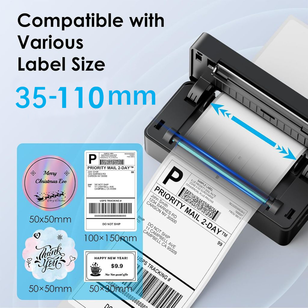 Flashlabel Y41 A6 Waybill Printer Thermal Shipping Label Printer ...