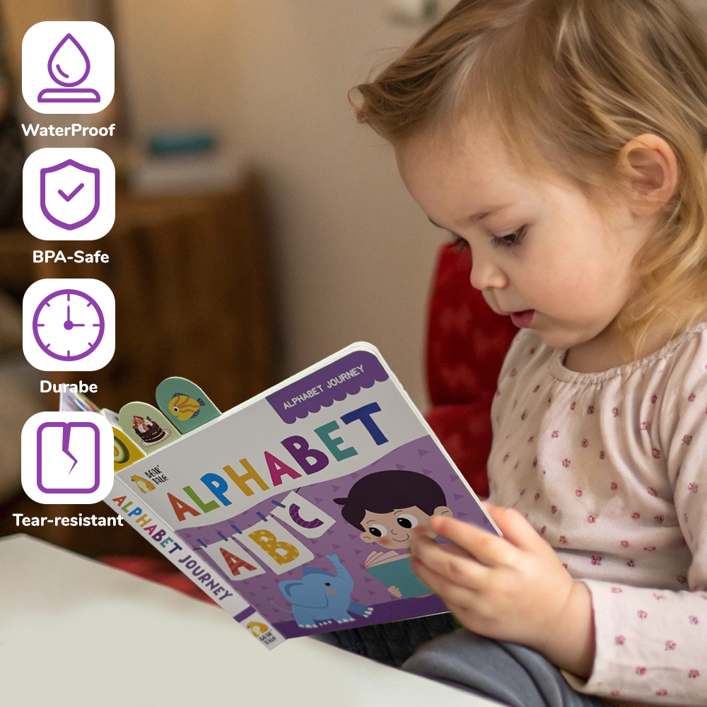 BEAR TALE Kids Alphabet Journey Book Educational ABC Picture Book for ...