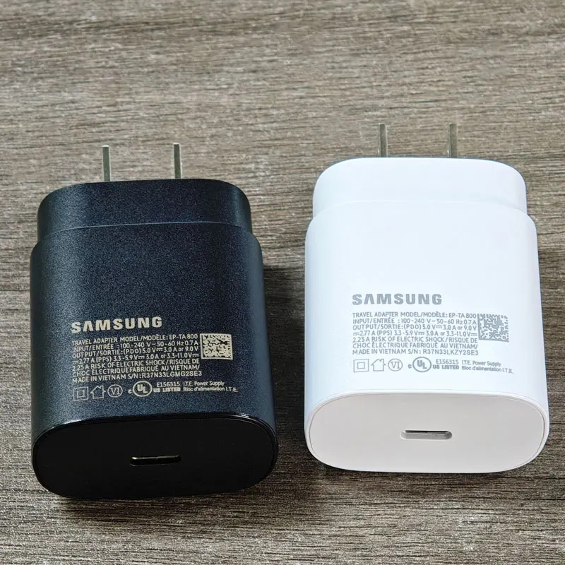 For Samsung Galaxy A17 A16 A26 A36 A56 A55 A35 25W US Plug Wall Charger ...