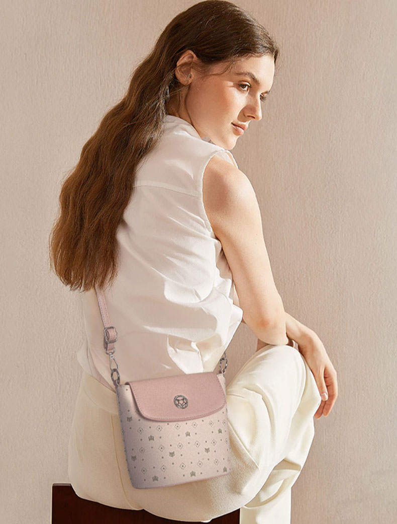 FOXER Shoulder Bag Fashion Print Large Capacity Crossbody Bag Lady ...