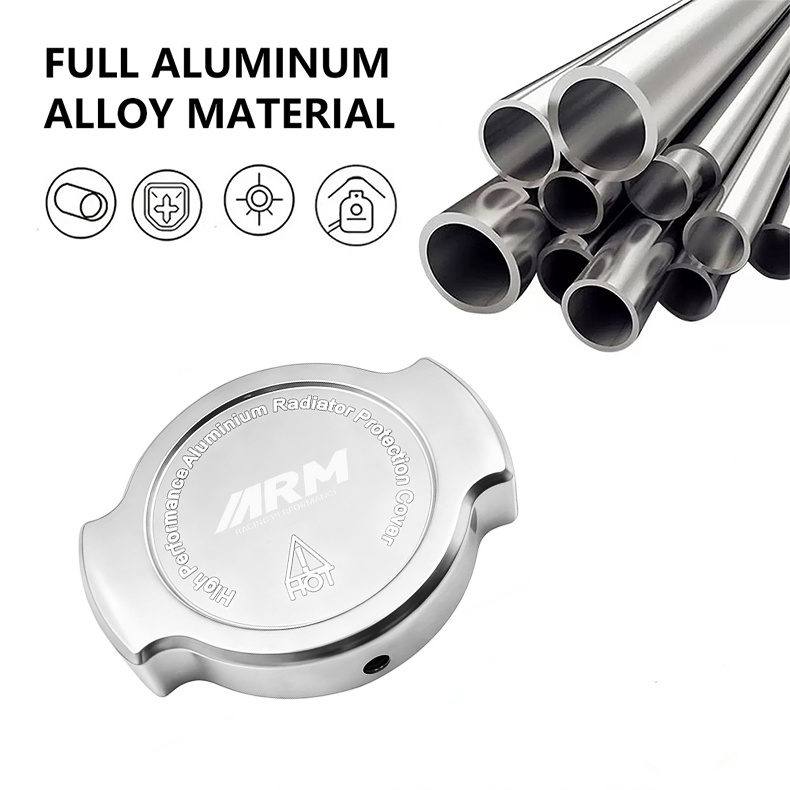 Motorcycle ARM Radiator Cap Cover Universal Full CNC Aluminum With ...