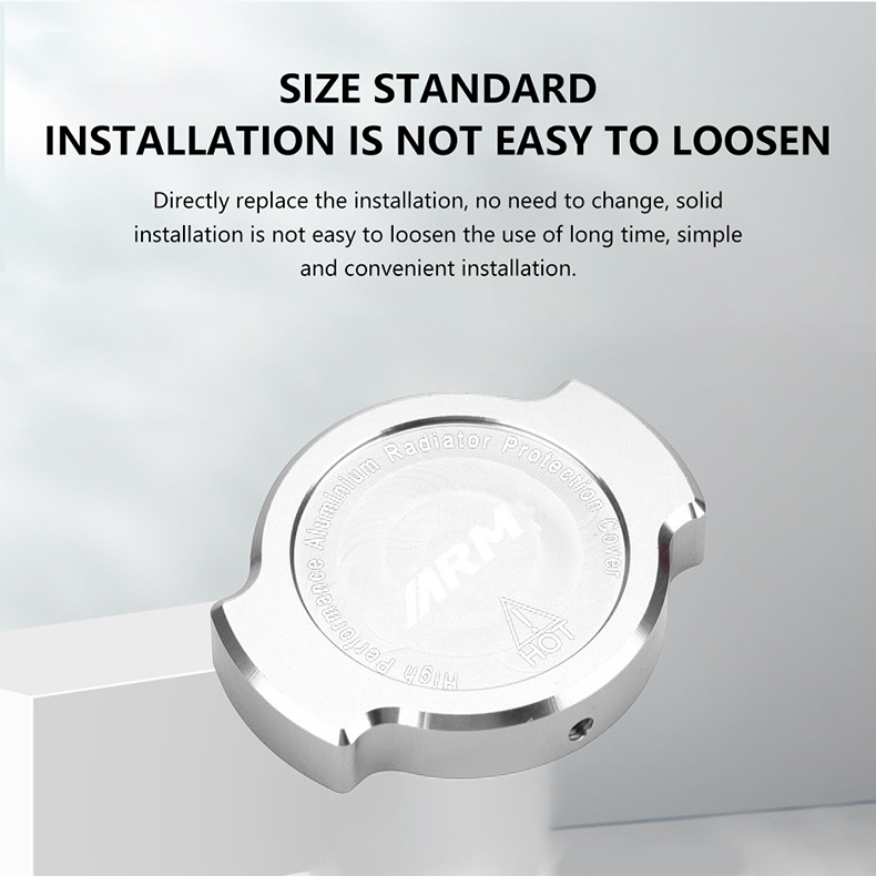 Motorcycle ARM Radiator Cap Cover Universal Full CNC Aluminum With ...