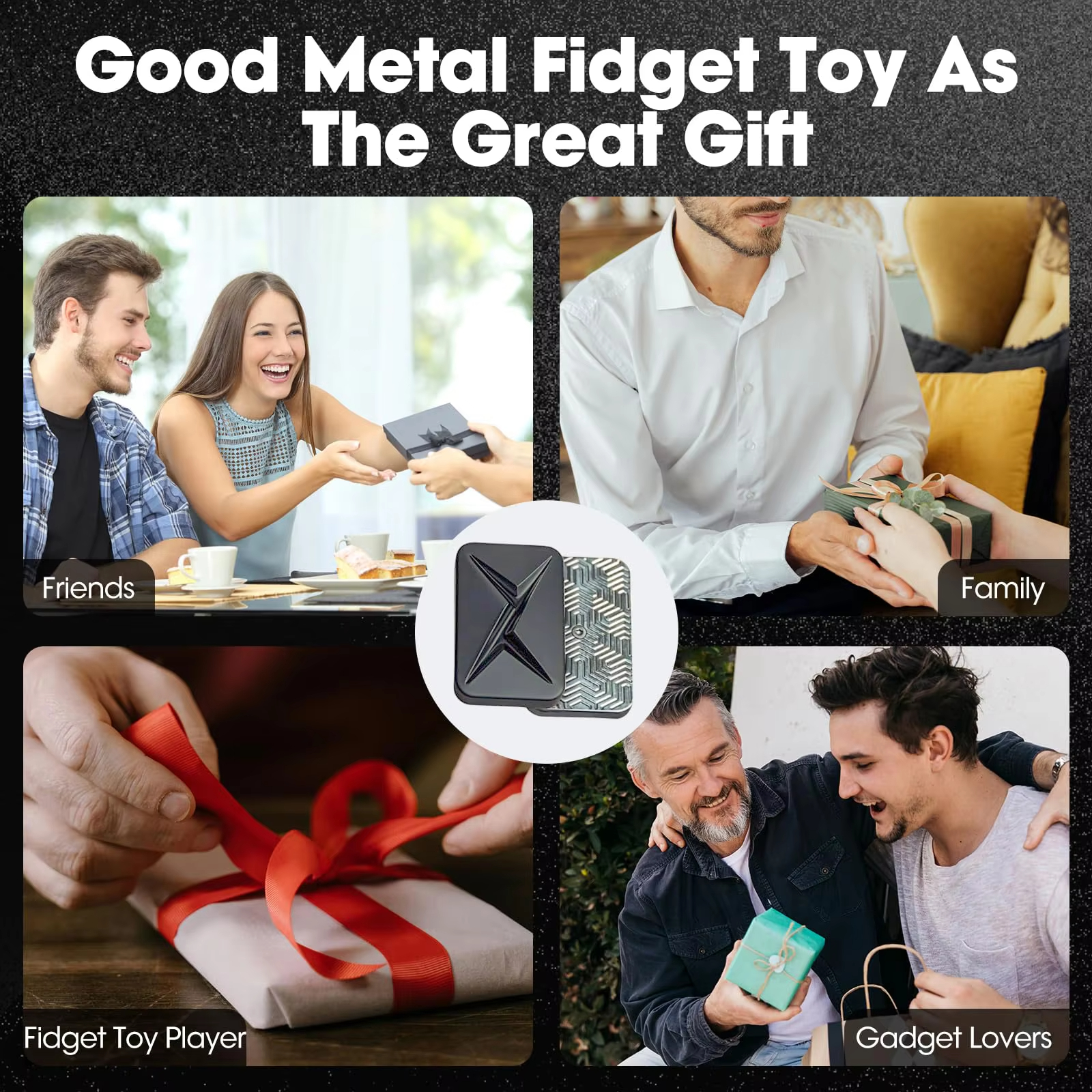 1PC EDC Fidget Sliders Slider Metal Fidget Toys Stress Relief for ...