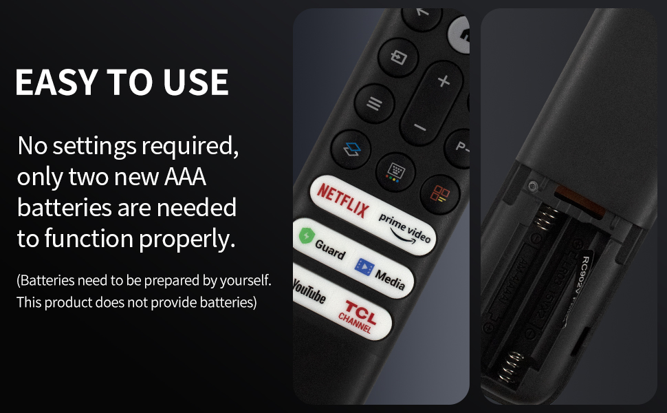 B RC902V FMR4 Replacement Remote for TCL Mini-LED QLED 4K UHD Smart ...