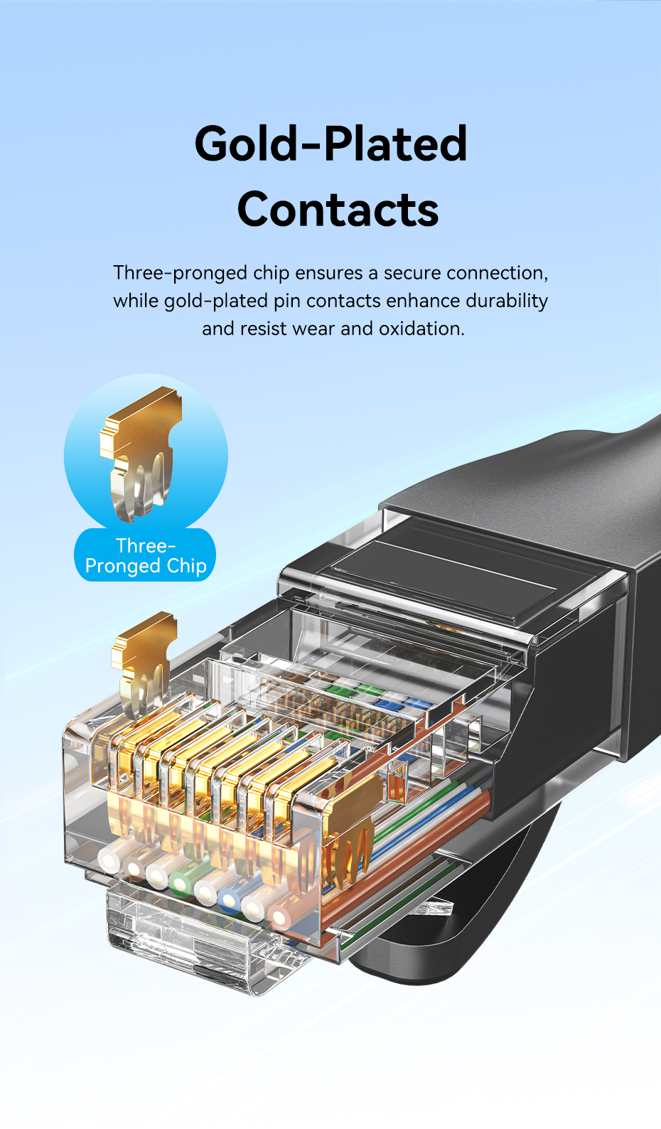 Vention CAT6 UTP RJ45 Gigabit High Speed Network Cable CAT 6 Ethernet Lan Cable Black | Shopee ...