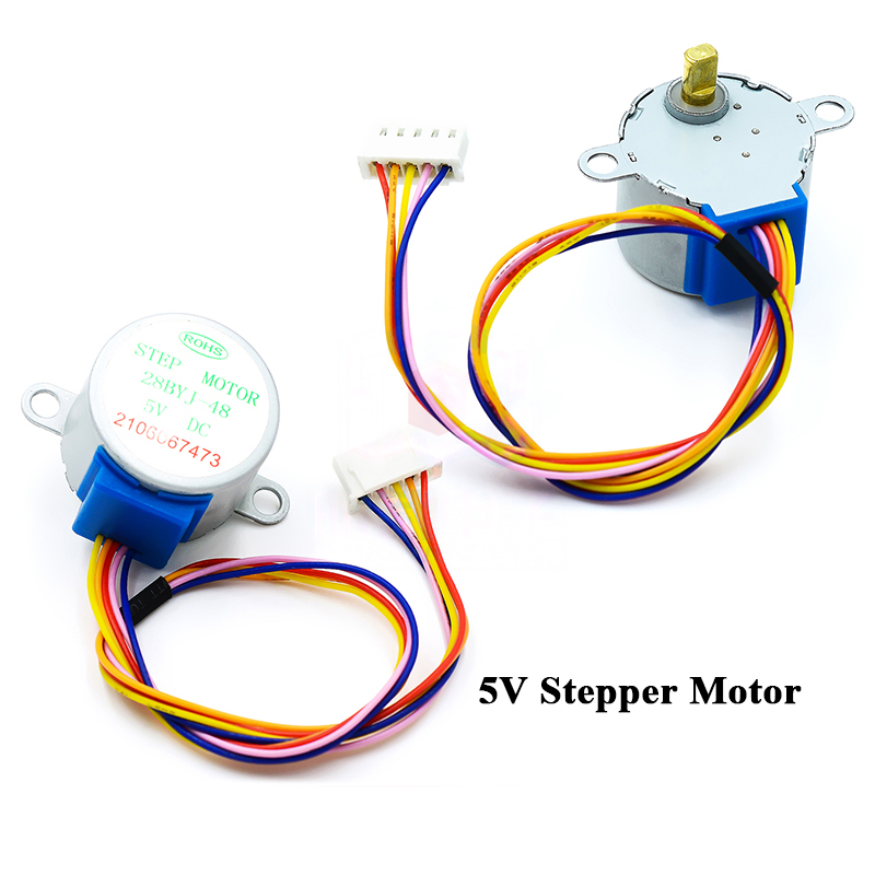 5V Stepper Motor with ULN2003 Driver Board Kit 5-Wire 4-Phase Step ...