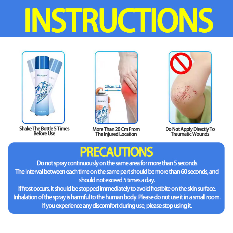 cold spray for muscle pain 250ml from Japan sprain spray sport spray ...