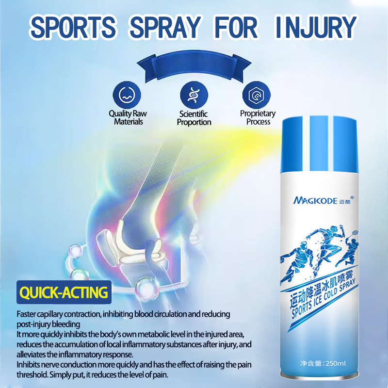 cold spray for muscle pain 250ml from Japan sprain spray sport spray ...