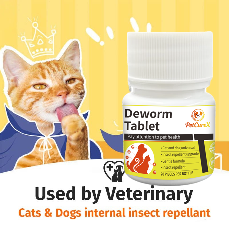 Deworming tablet purga sa aso Puppy Dog Cat Nematocide Tapeworm Remover ...