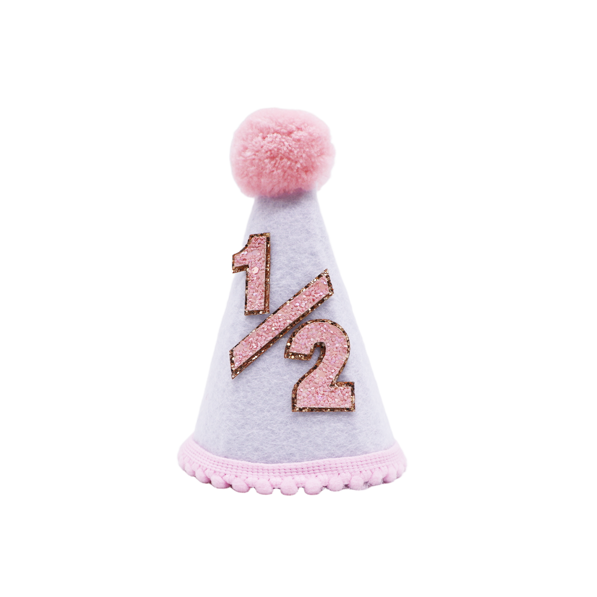 Baby Birthday Conical Hat Supplies Blue 1/2 Birthday Hat for Half Way ...