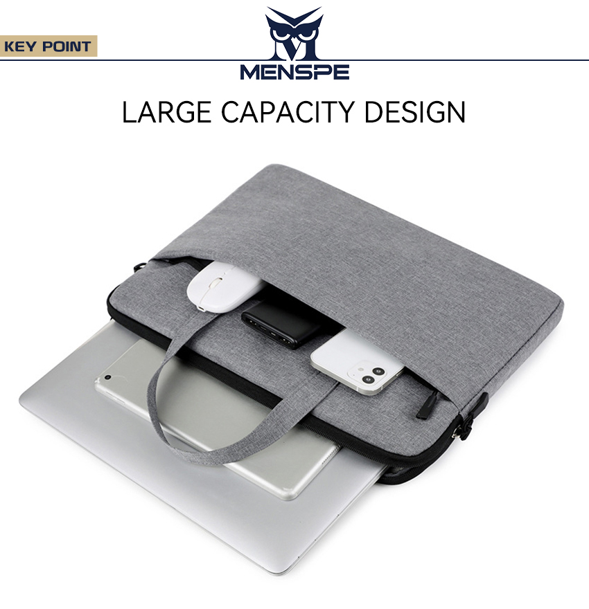 MENSPE 14 - inches Laptop Bag Fashion Business Portable Large Capacity ...