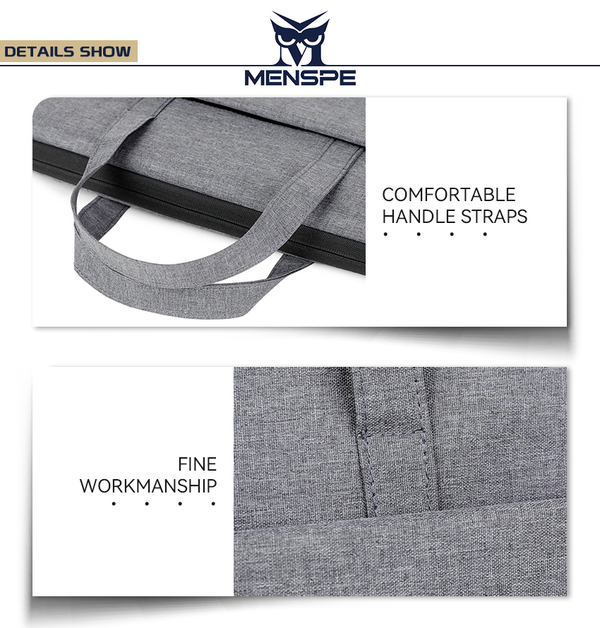 MENSPE 14 - inches Laptop Bag Fashion Business Portable Large Capacity ...