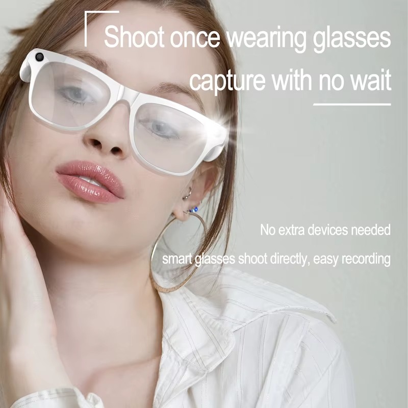 Smart Glasses 4K HD Color Changing AI Smart Glasses Chat GPT 100MP ...