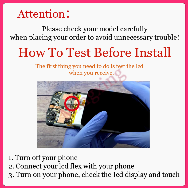 Original AMOLED For Vivo IQOO Z9 IQOO Z9 Turbo IQOO Z9 Turbo+ LCD Display Touch Screen With ...