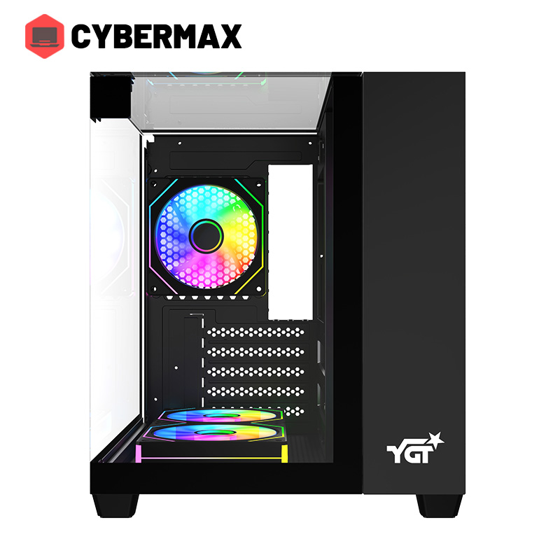 YGT Seaview Room PC Case Panoramic With Tempered Glass M-ATX Gaming ...