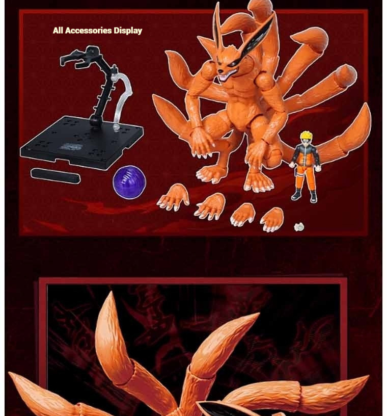 Bruco Nine Tails Building Block Man Naruto Legendary Edition Nine Tails ...