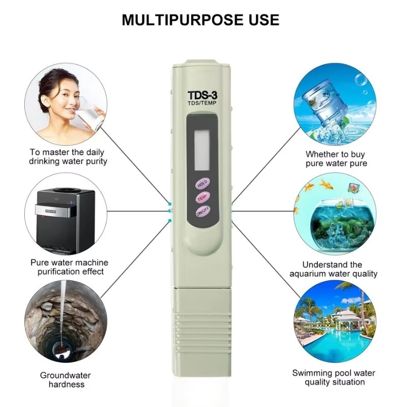 【BUY 1 TAKE 1】TDS Drinking Water Quality Tester Portable Mineral Test ...