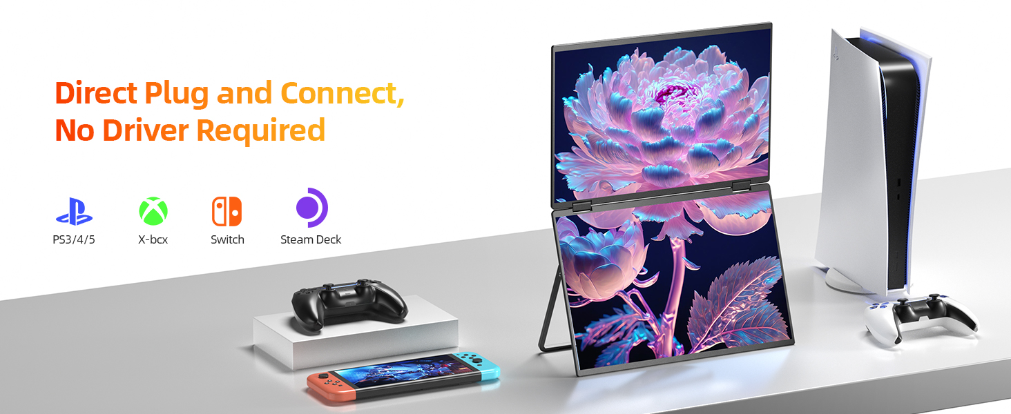 ZSCMALL 16 inch 2.5K 60Hz Dual Portable Monitor 16:10 UD16 | Shopee ...