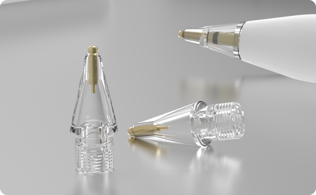 Transparent Replacement Pen Tips for Apple Pencil Pro 1st 2nd 3rd Gen ...