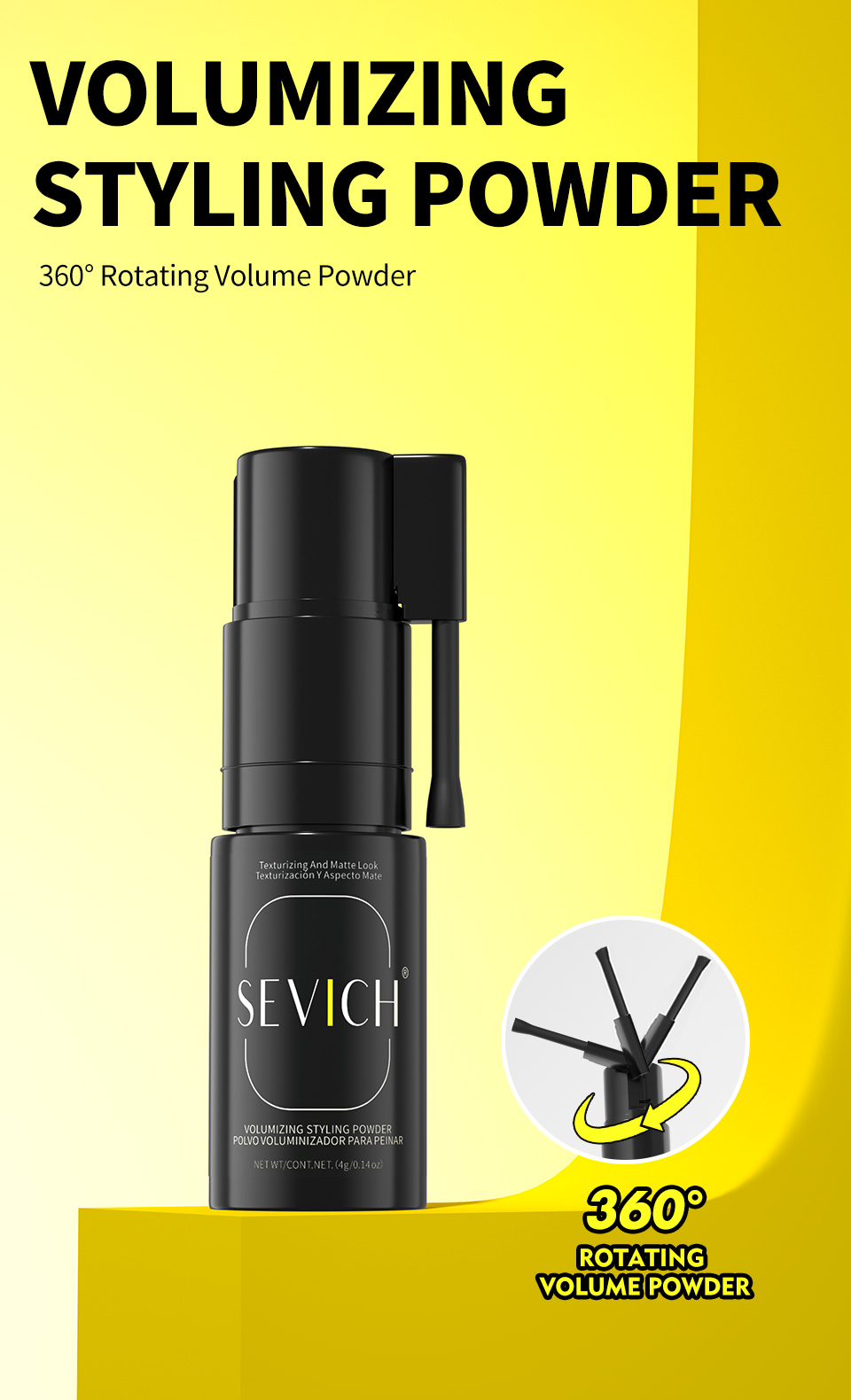 SEVICH Hair Volume Spray Hair Volumizer Fluffy Long Lasting Hair ...
