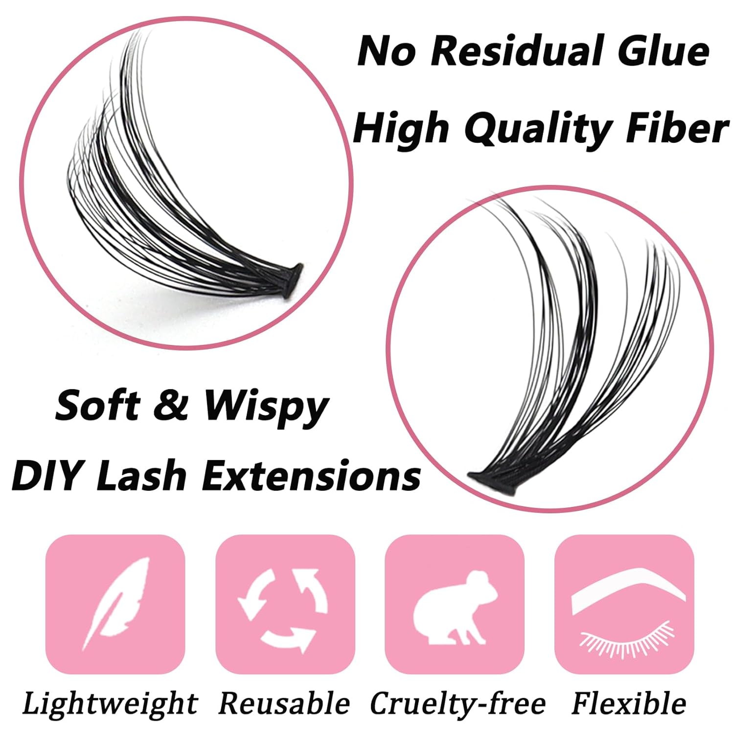 DIY Lash Clusters Kit 200PCS – 8-16mm Mix, Classic Look, Bond & Seal ...