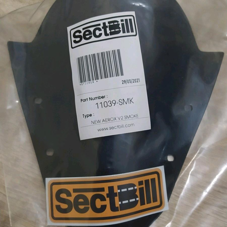 Visor Docilworks Sectbill Aerox V2 Carbon Gradation Windshield for ...