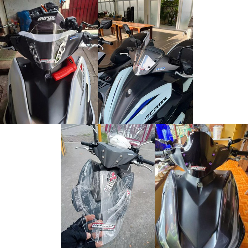 Visor Docilworks Sectbill Aerox V2 Carbon Gradation Windshield for ...