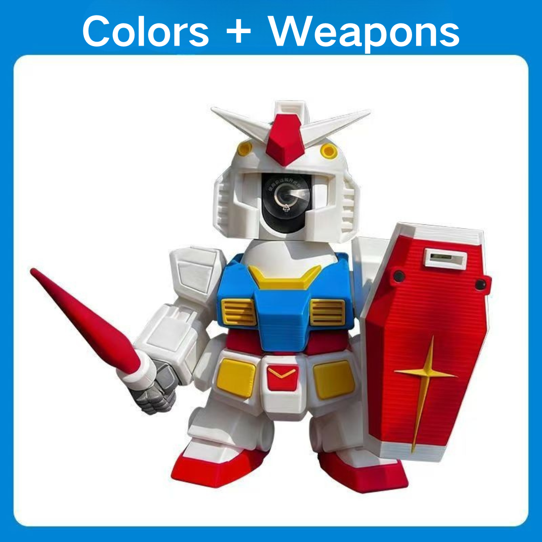 3D Printed Gundam-Style Mecha Case for Xiaomi Smart Camera | Shopee ...