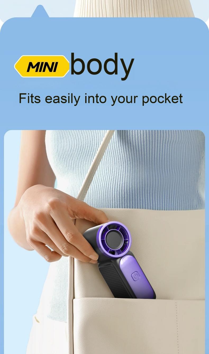 The smallest fan in 2025, the fofox HF13 portable mini fan, has a ...