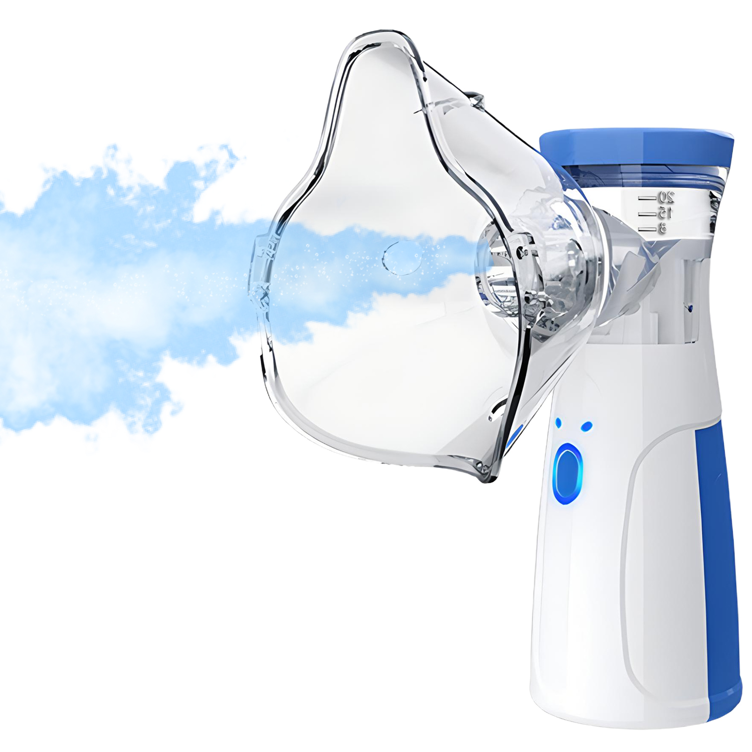 Nebulizer, nasal and throat nebulizer. Bronchitis, lung inflammation ...