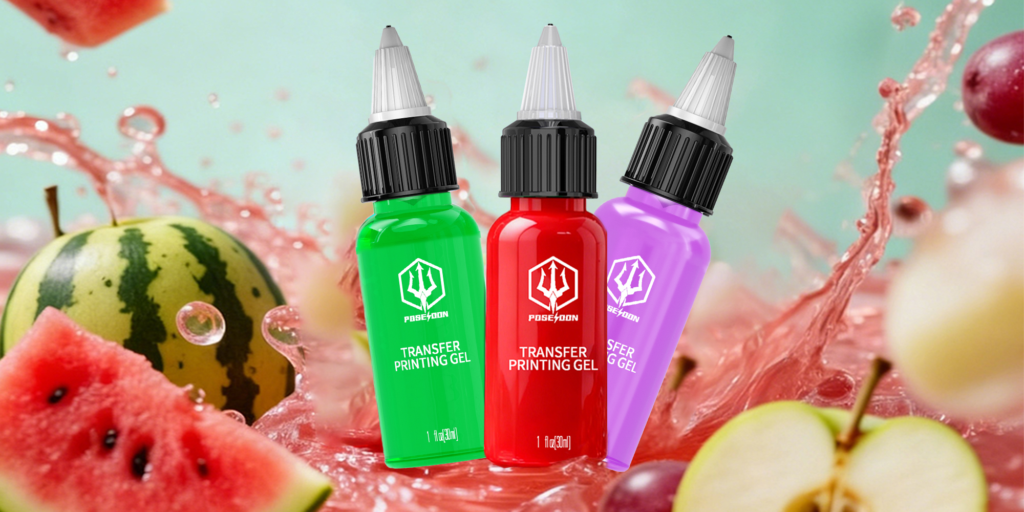 POSEIDON Tattoo Transfer Gel 30ml - Professional Tattoo Stencil Magic ...