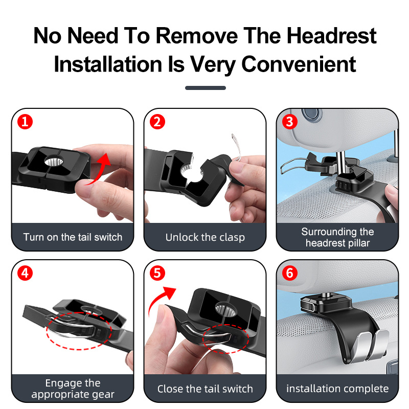 Nissan Car hook Car seat headrest hook Multi functional backrest ...