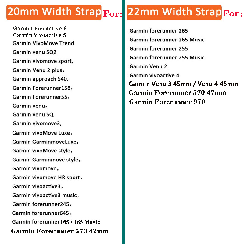 Waterproof Outdoor Sports Strap Silicone Band For Garmin Forerunner 165 ...