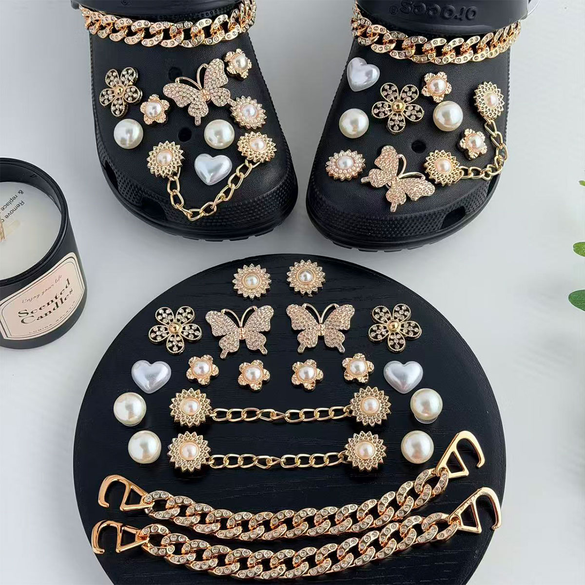 Fashion Shoe Decorations - Charm Set for Sandals | Shopee Philippines