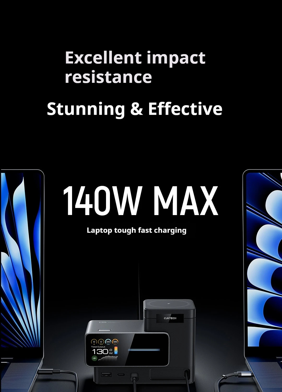 ZMI CUKTECH GaN 140W Super Power Station 140W 6-in-1 Multifunctional ...