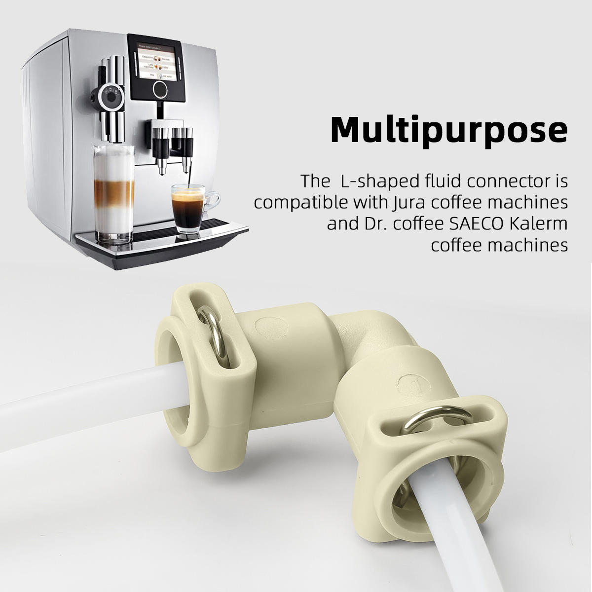 L-Shaped Water Thermoblock Connector Compatible With Jura Fully ...