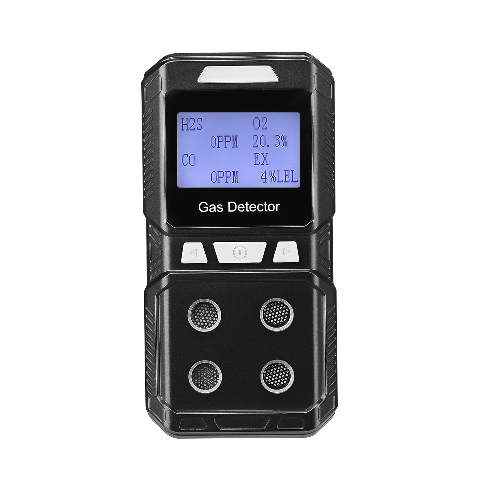 Portable 4 Gas Detector Rechargeable Multi Gas Monitor Air Quality ...