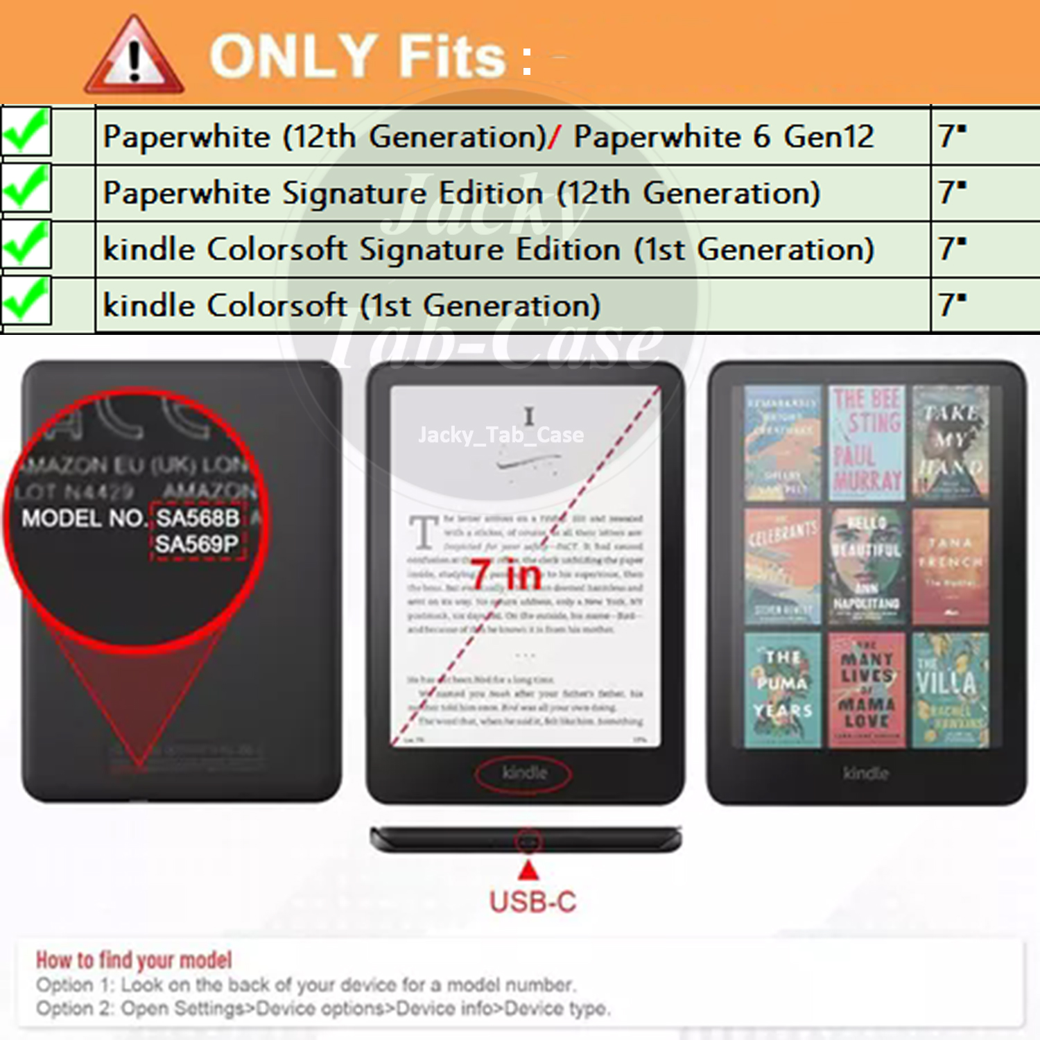 For Kindle Paperwhite Signature Edition 12th Generation E-book ...