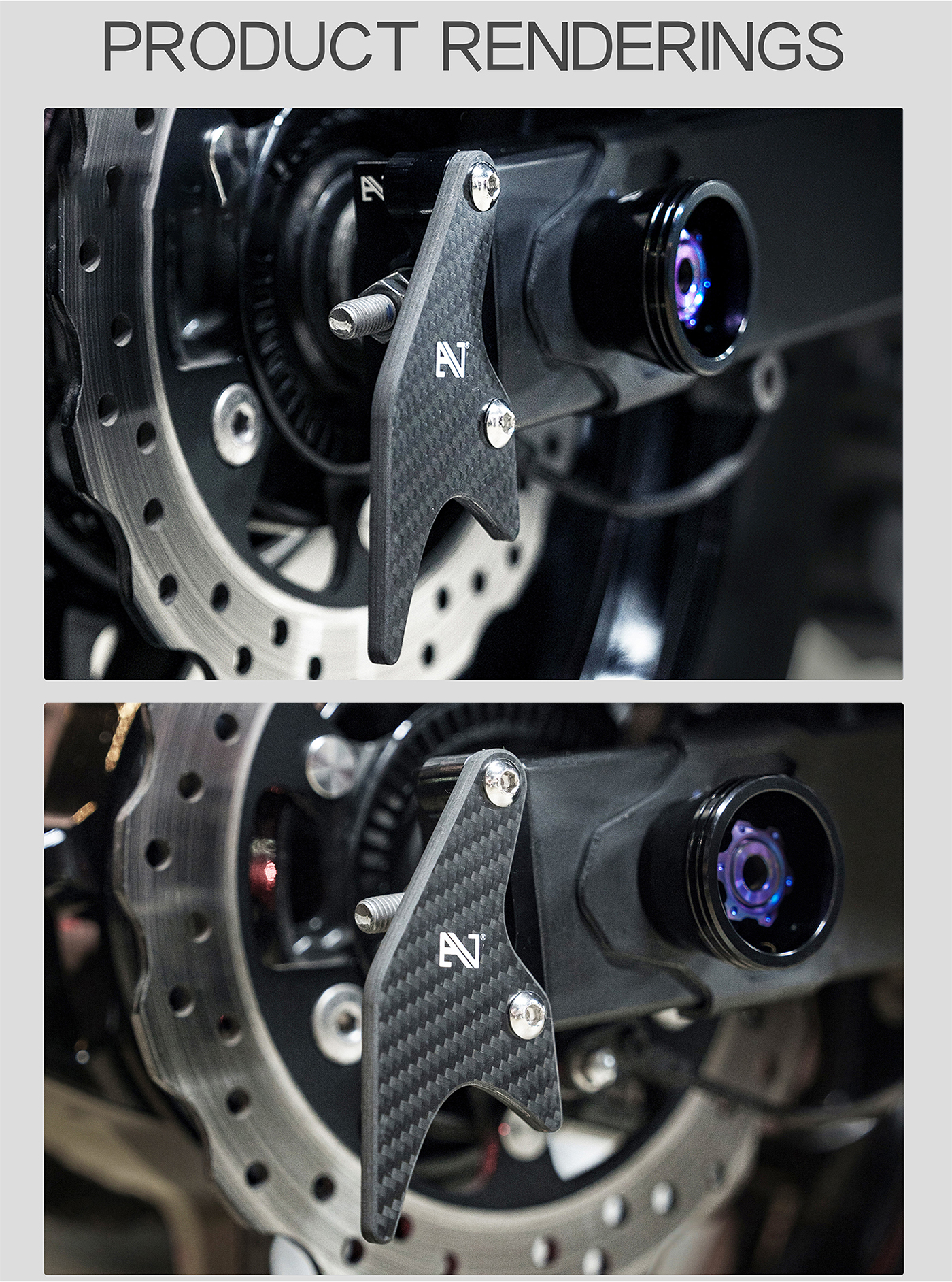 AJ-MOTOR Motorcycle Rear Wheel Lift Stand For Kawasaki Ninja 400 2018 ...