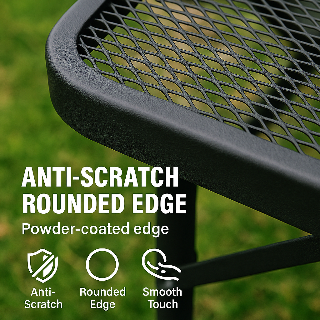 WTHB Outdoor folding mesh table Multifunctional iron mesh table ...