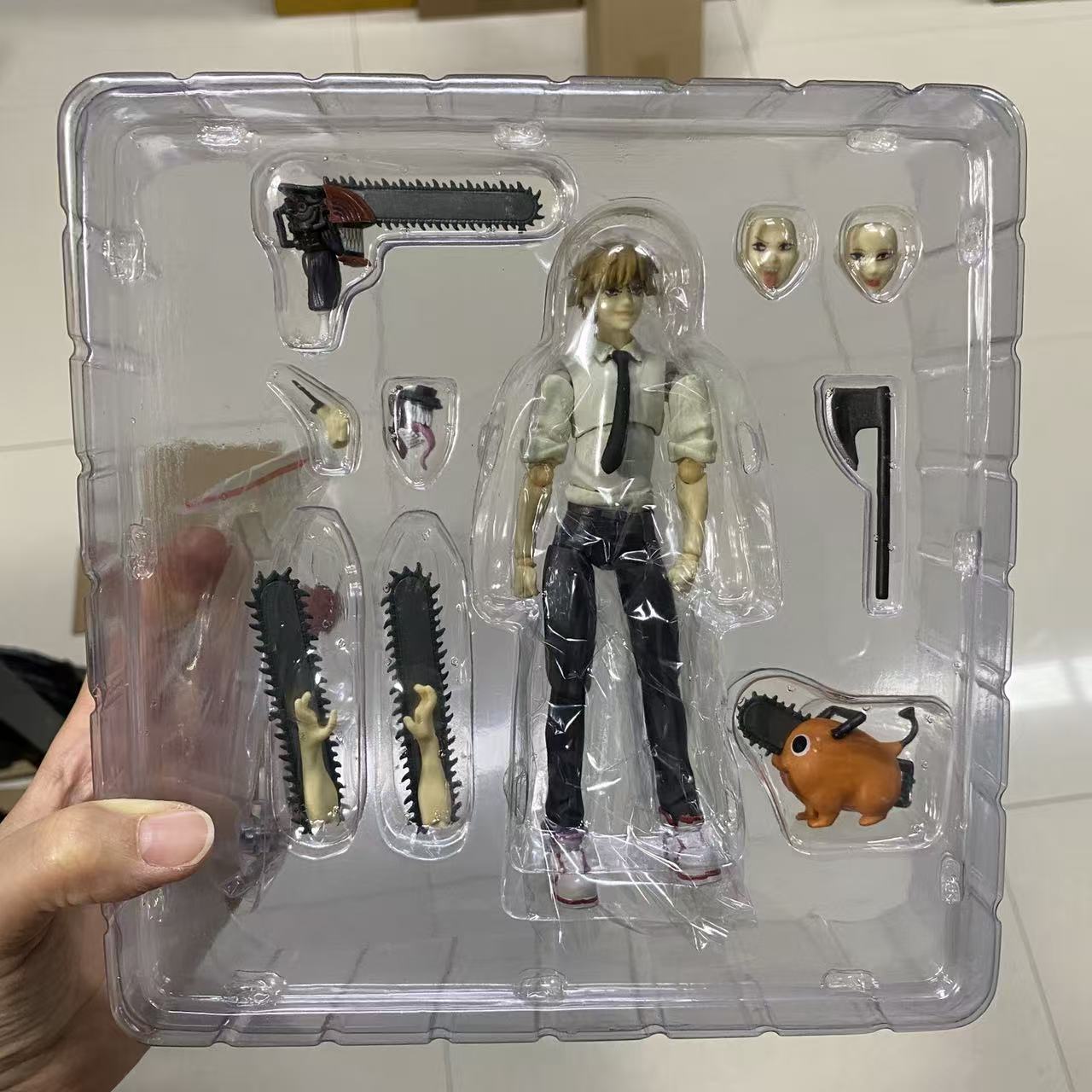 17CM Figma 586 Chainsaw Man Denji Katana Man BJD Articulated PVC Action ...