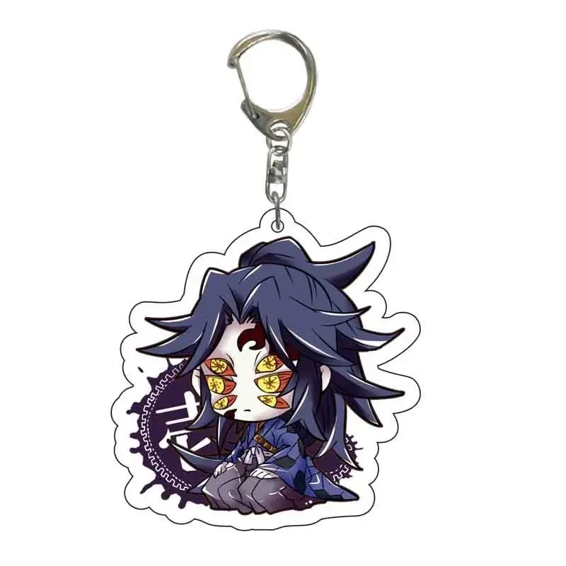 Douma Keychain Anime Kokushibou Kibutsuji Muzan Akaza Kaigaku Acrylic ...