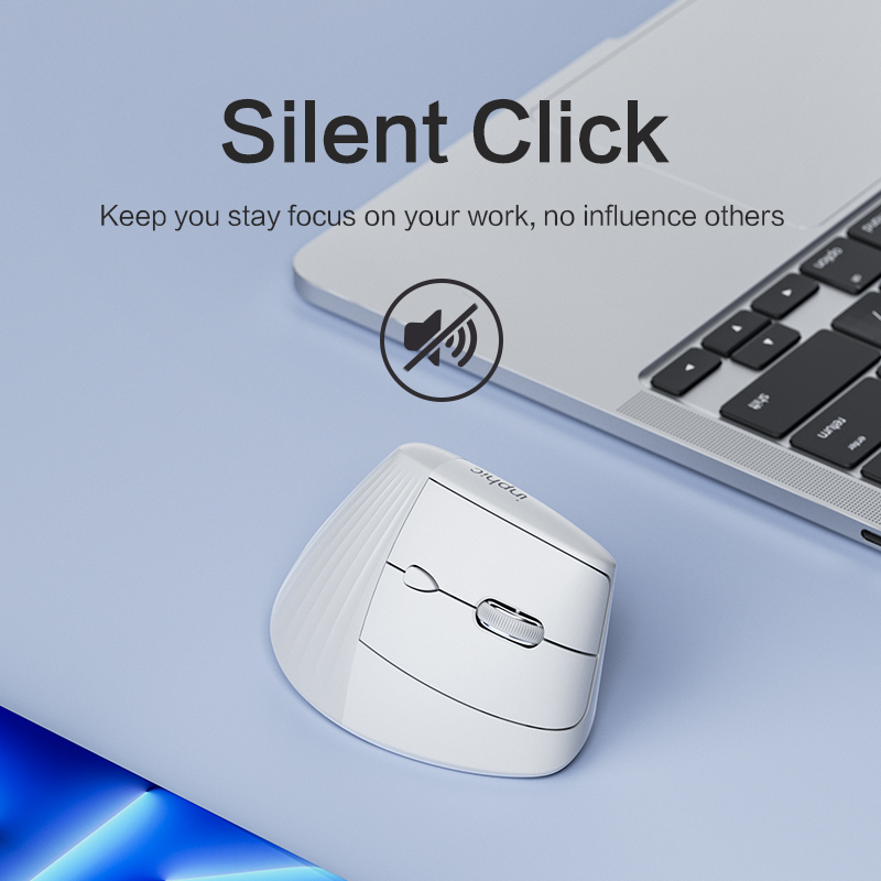 inphic Vertical Ergonomic Wireless Bluetooth Mouse Rechargeable ...