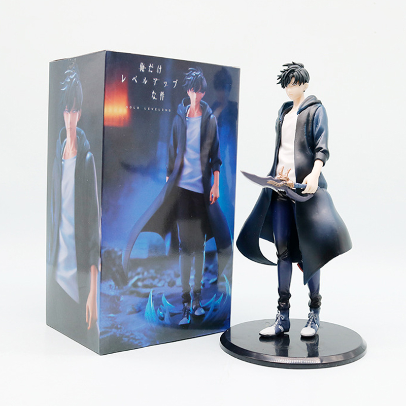 1Pcs 20cm Hot New Solo Leveling Anime Figure Battle Edition Sung Jin ...