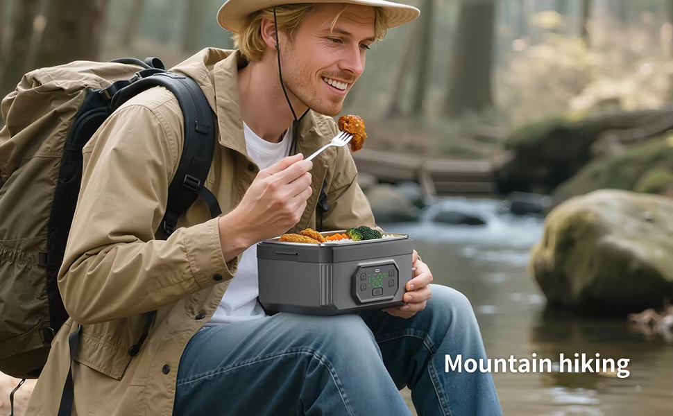 21000mAh Rechargeable Insulated Lunch Box 304 Stainless Steel Wireless ...