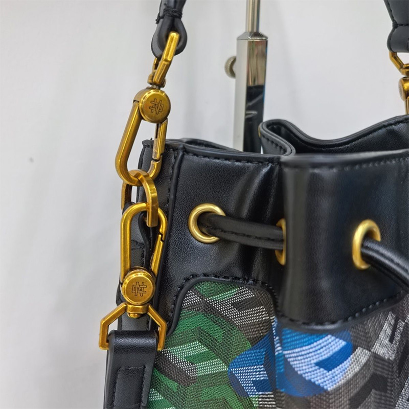 1:1 Christ-NG Bucket Bag 2025 New Printed Commuter All-match Shoulder ...